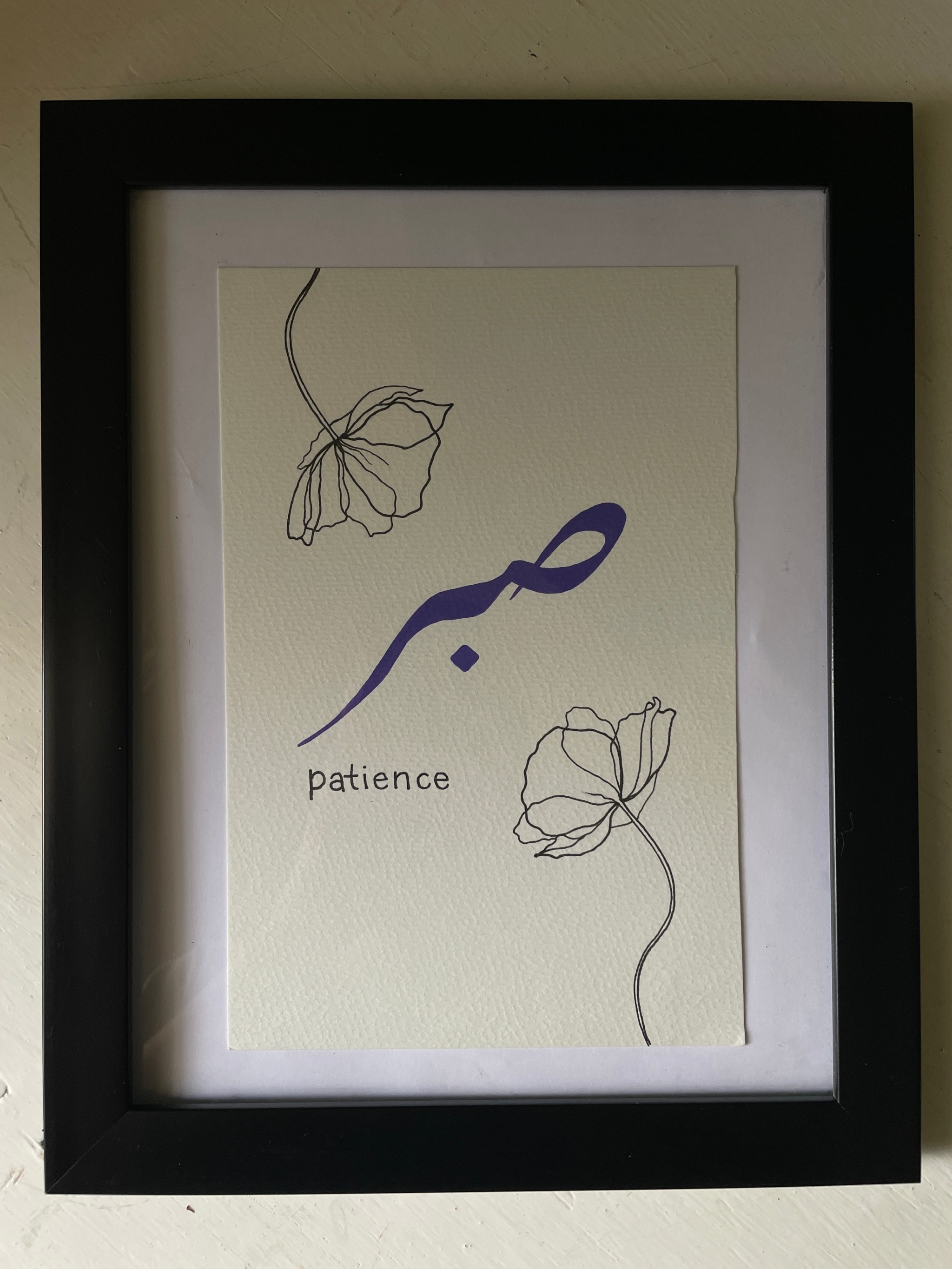 Sabr: The Beauty of Patience in Islam – art by fari